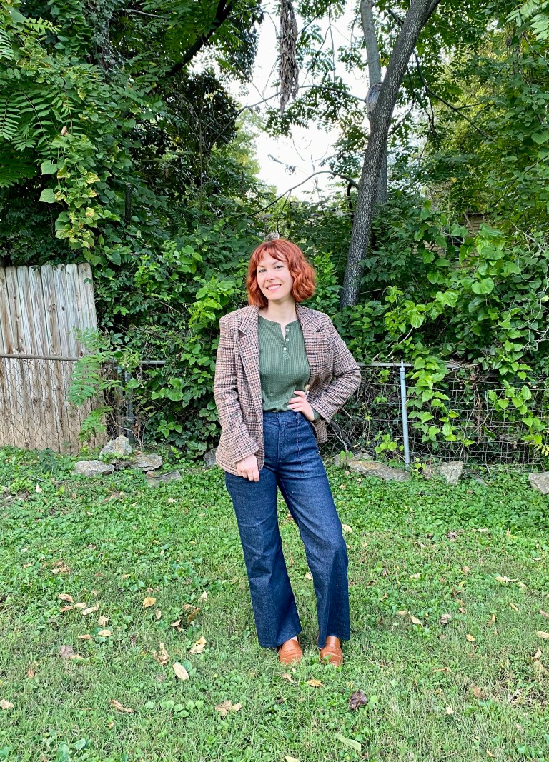 Completed: Reworking A Vintage Blazer | LLADYBIRD