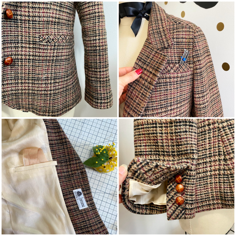 Completed: Reworking A Vintage Blazer | LLADYBIRD